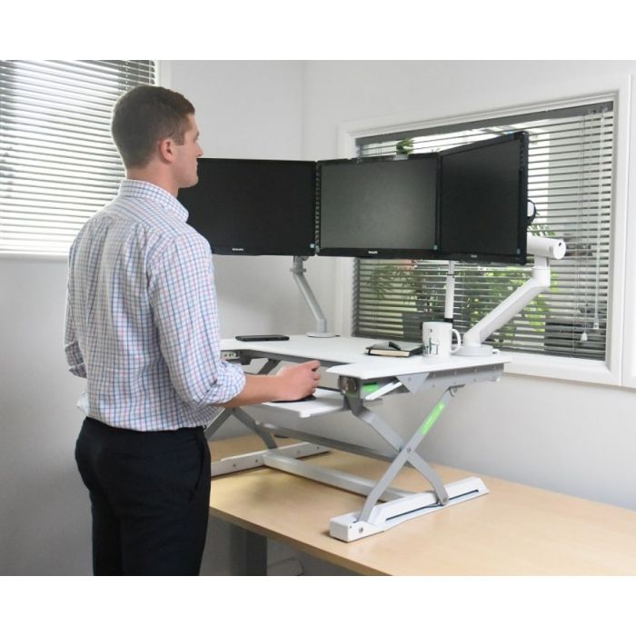 DeskRite 100 Sit Stand Workstation Advanced Ergonomic Concepts