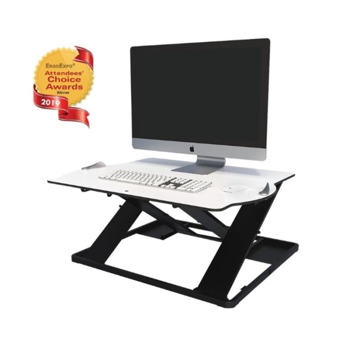 Deskrite 100 sit stand platform black store
